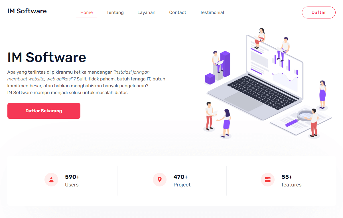 IM Software - Jasa pembuatan website | Setting Mikrotik | Instalasi ...